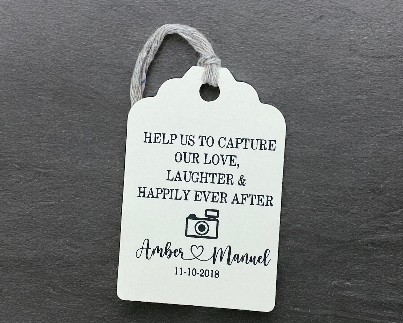 Disposable Camera, Disposable Wedding Camera Favor Tags, 2.5"l X1.8"w ...