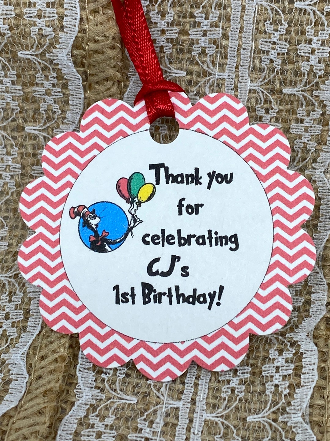 Dr Seuss Tags, 2'', Baby Shower Tags, Thank You Tags, Favor Tags, Gift ...