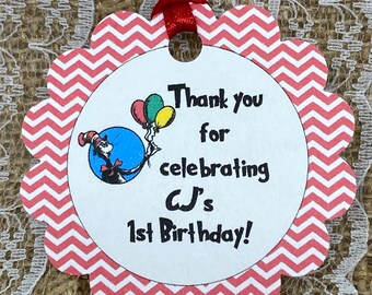 Dr Seuss Favor Tags | Etsy