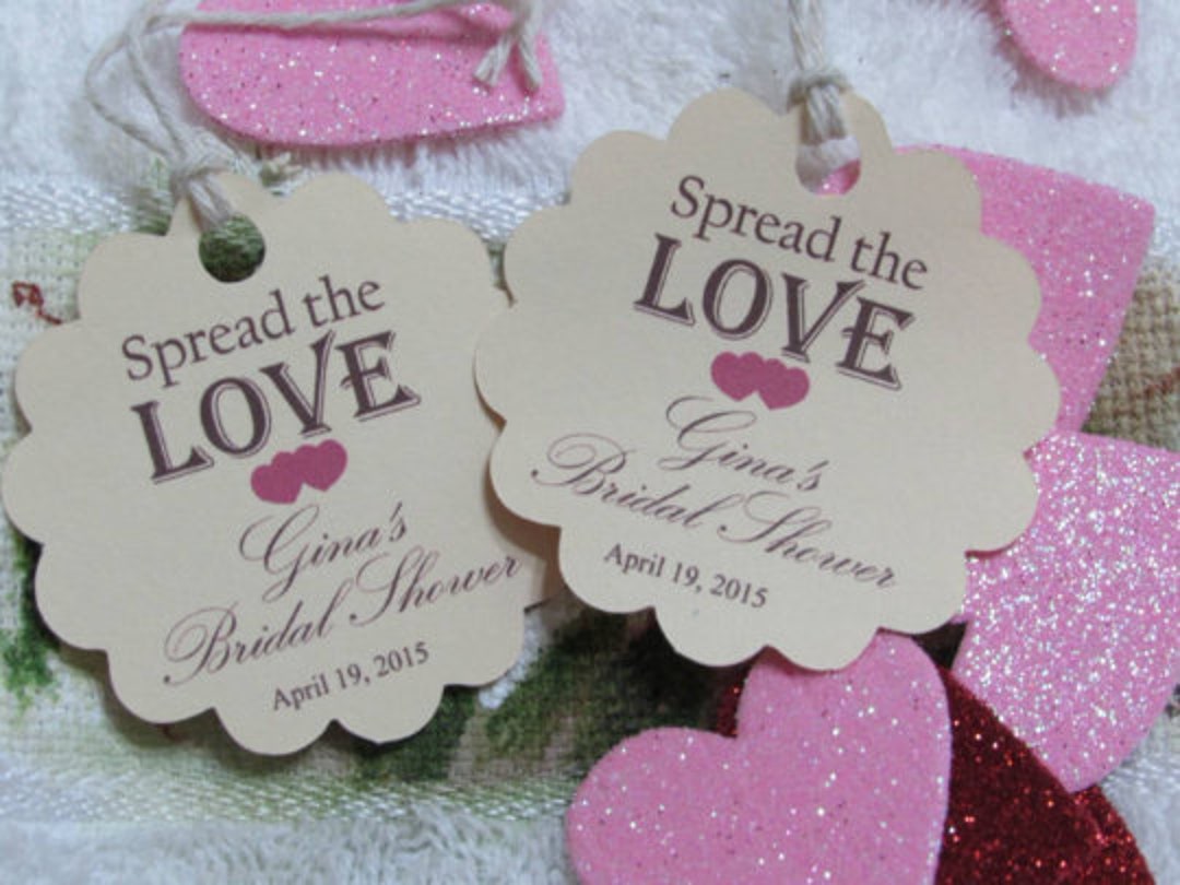 Spread the Love Tags, Homemade Jam Tag, Honey Tag, Wedding Favor ...