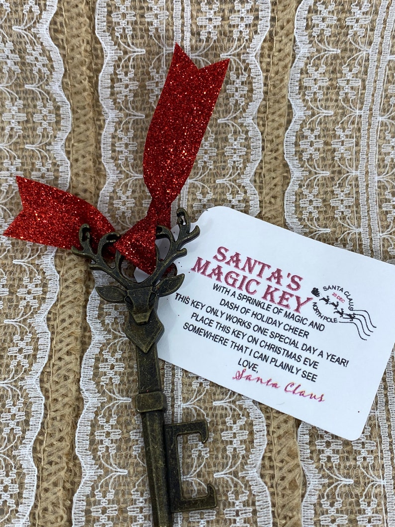 Santa's Magic Key Cute Santa's Magic Key Handmade - Etsy