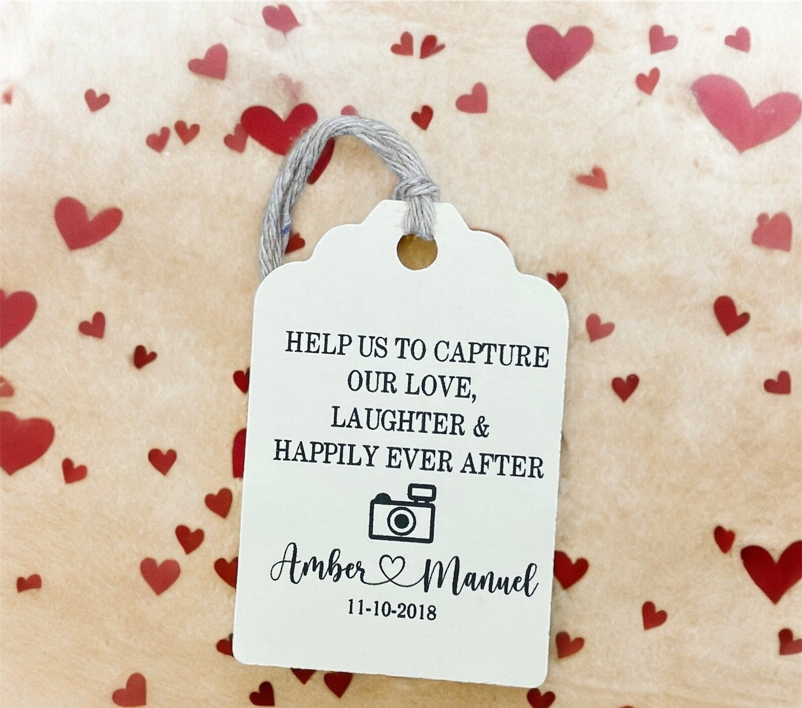 Disposable Camera, Disposable Wedding Camera Favor Tags, 2.5"l X1.8"w ...
