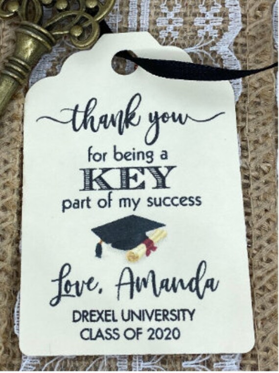 Graduation Favor Tags Thank You Tags Gift Tags Graduation - Etsy