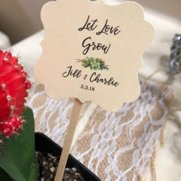 Let Love Grow Tags - Etsy