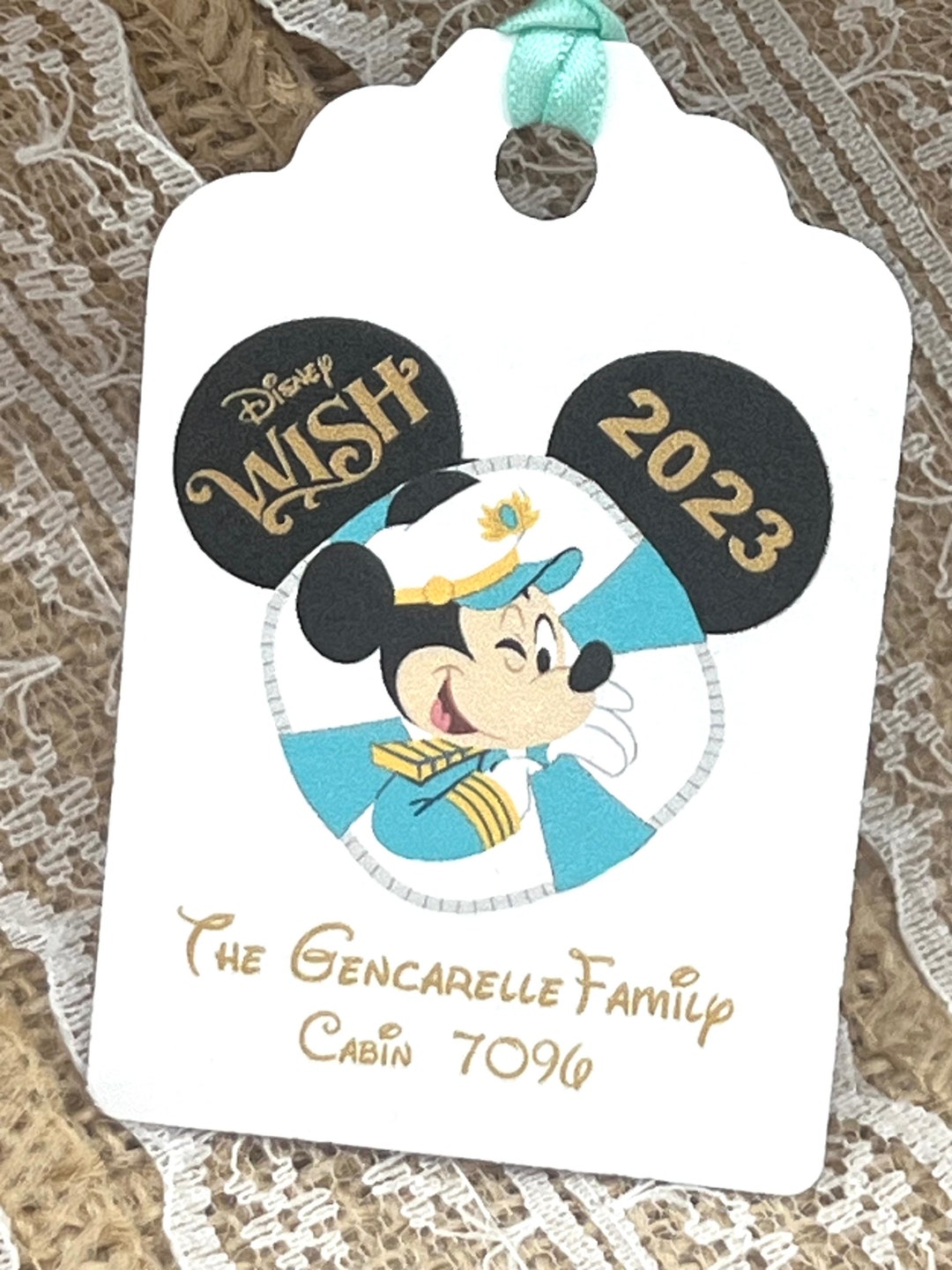 Disney Cruise 25th Anniversary Tags, Fish Extender Tags, Disney Cruise ...