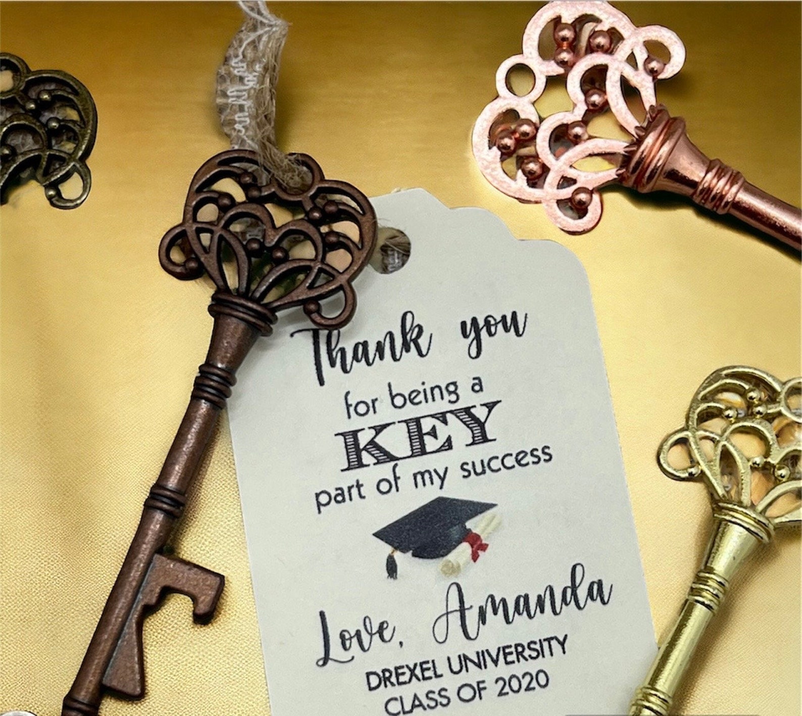 Key Bottle Openers AND TAG, Graduation Class, Graduation Tags ...