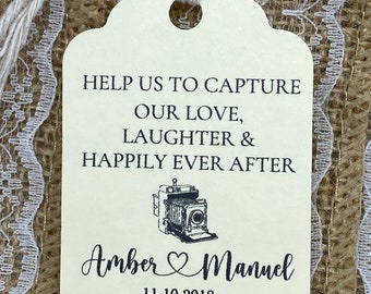 Disposable Camera Disposable Wedding Camera Favor Tags - Etsy