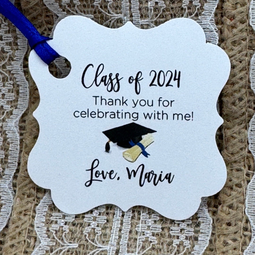 Graduation Favor Tags, Thank You Tags, Gift Tags, Graduation Tags ...