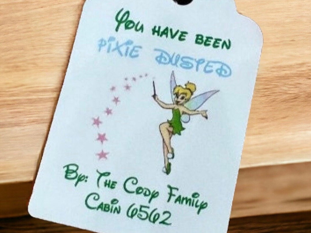 Pixie Dust Gift Tag, Pixie Dust Cruise, FE Tag, Pixie Dust Gift Tag ...