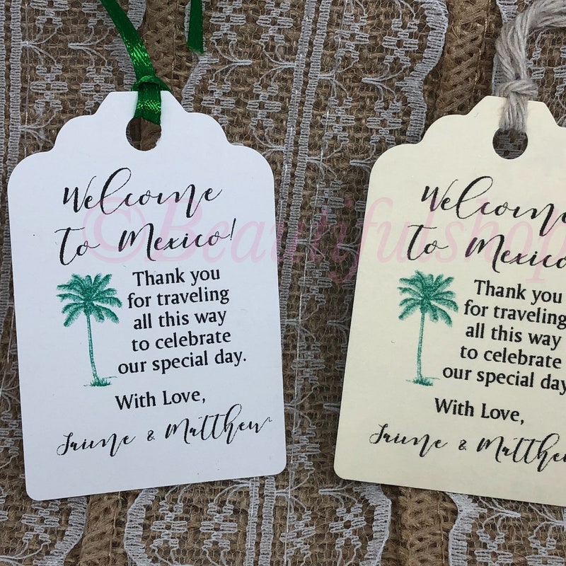 Wedding Welcome Bag Tree - Etsy