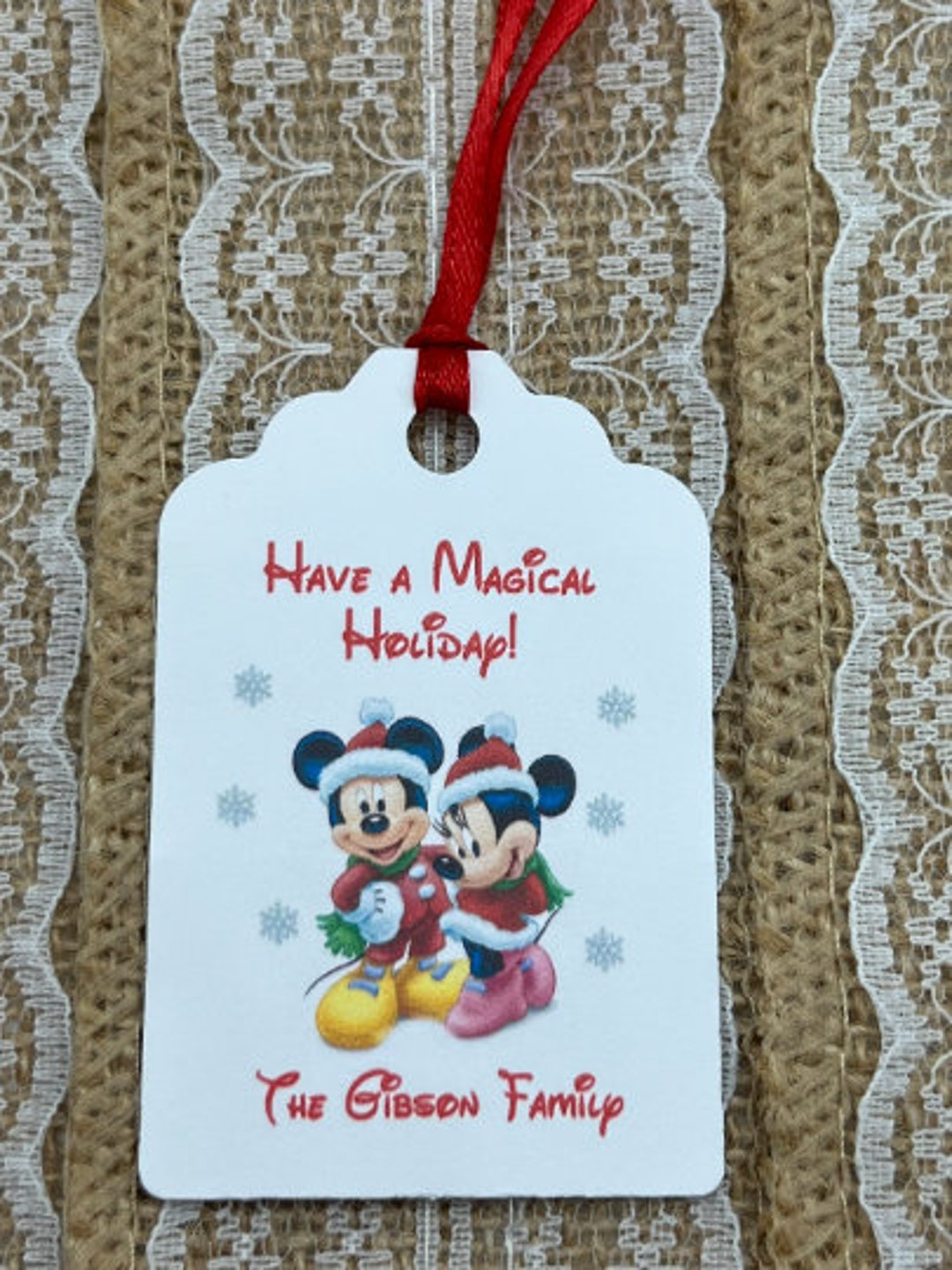 Disney Cast Member Thank You Tag, Pixie Dust Tag, Pixie Dust Gift Tag ...