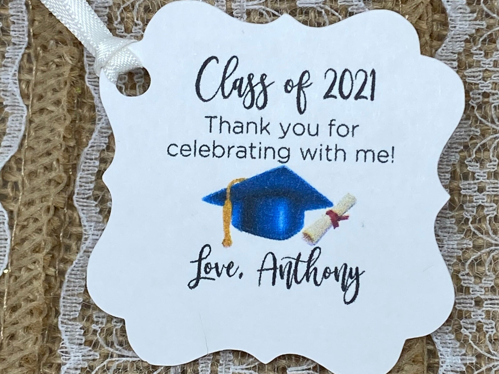 Graduation Favor Tags, Thank You Tags, Gift Tags, Graduation Tags ...
