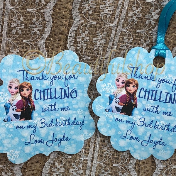 Frozen Tags - Etsy
