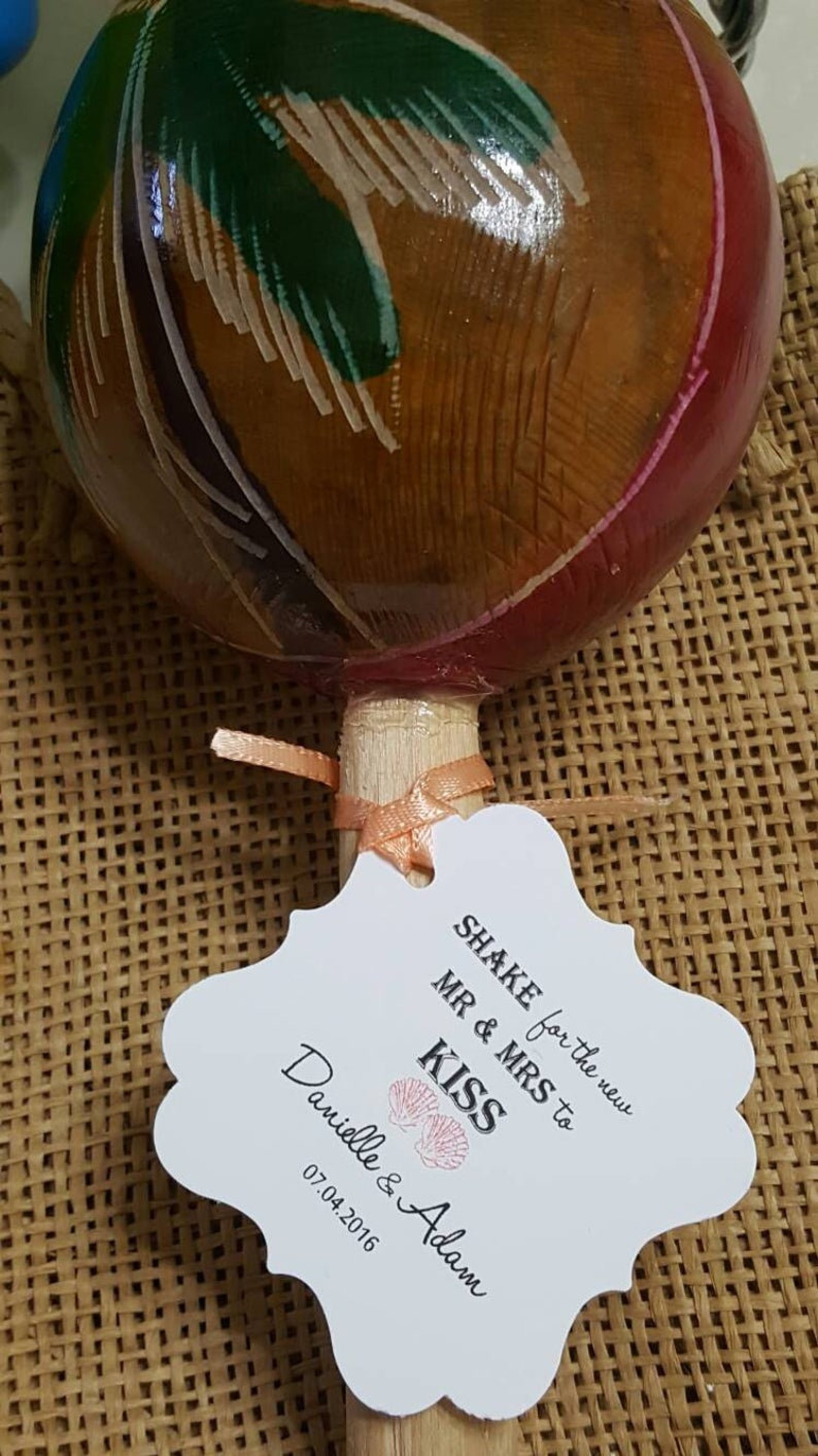 Maracas Favor Tags 2x2 Wedding Tags Thank You Tags - Etsy