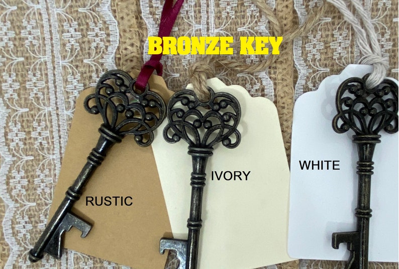 Key Bottle Openers AND Tags Housewarming Party Skeleton Key - Etsy