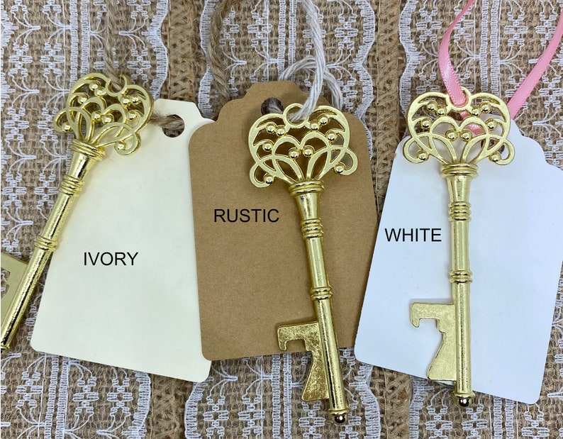Key Bottle Openers AND Tags Housewarming Party Skeleton Key - Etsy