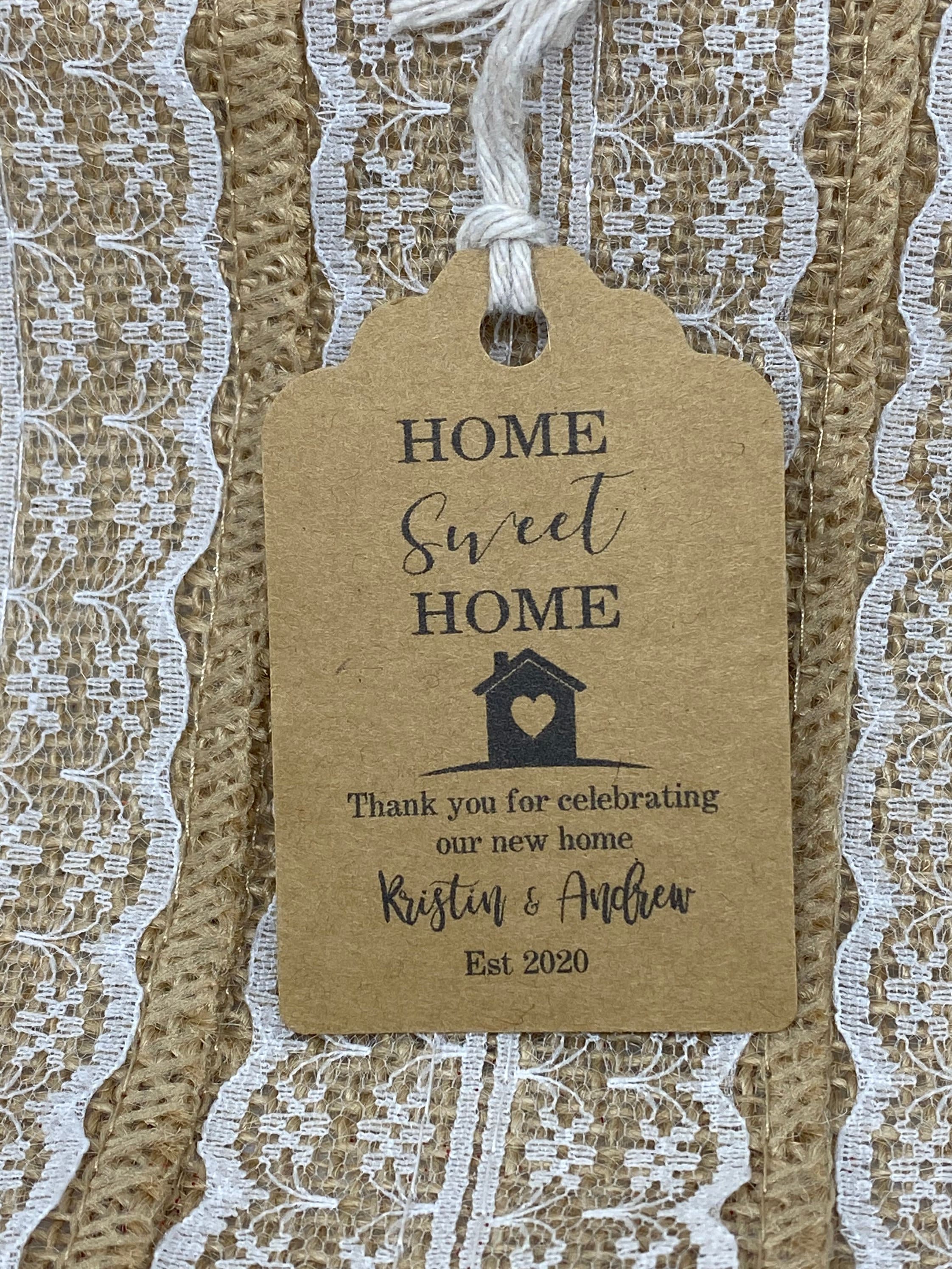 House Warming Favor Tags, Housewarming Party, Thank You Tags, Favor ...
