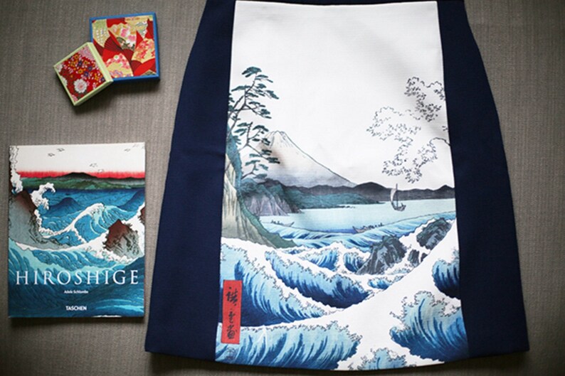 Fine Art Collection Japanese painting Hokusais The Great Wave | Etsy