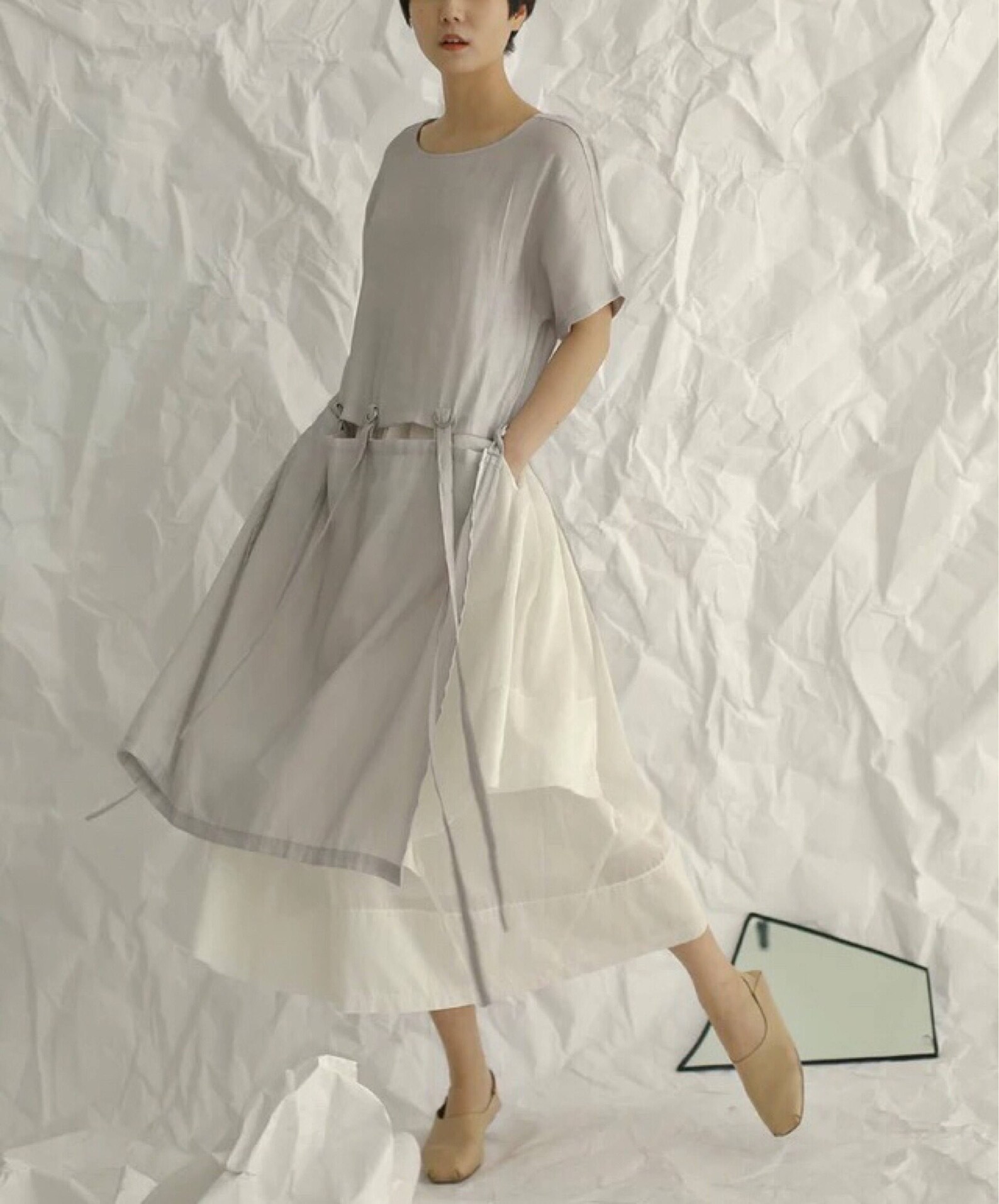 La Chic Parisienne Collection Irregular Designed White Layered | Etsy