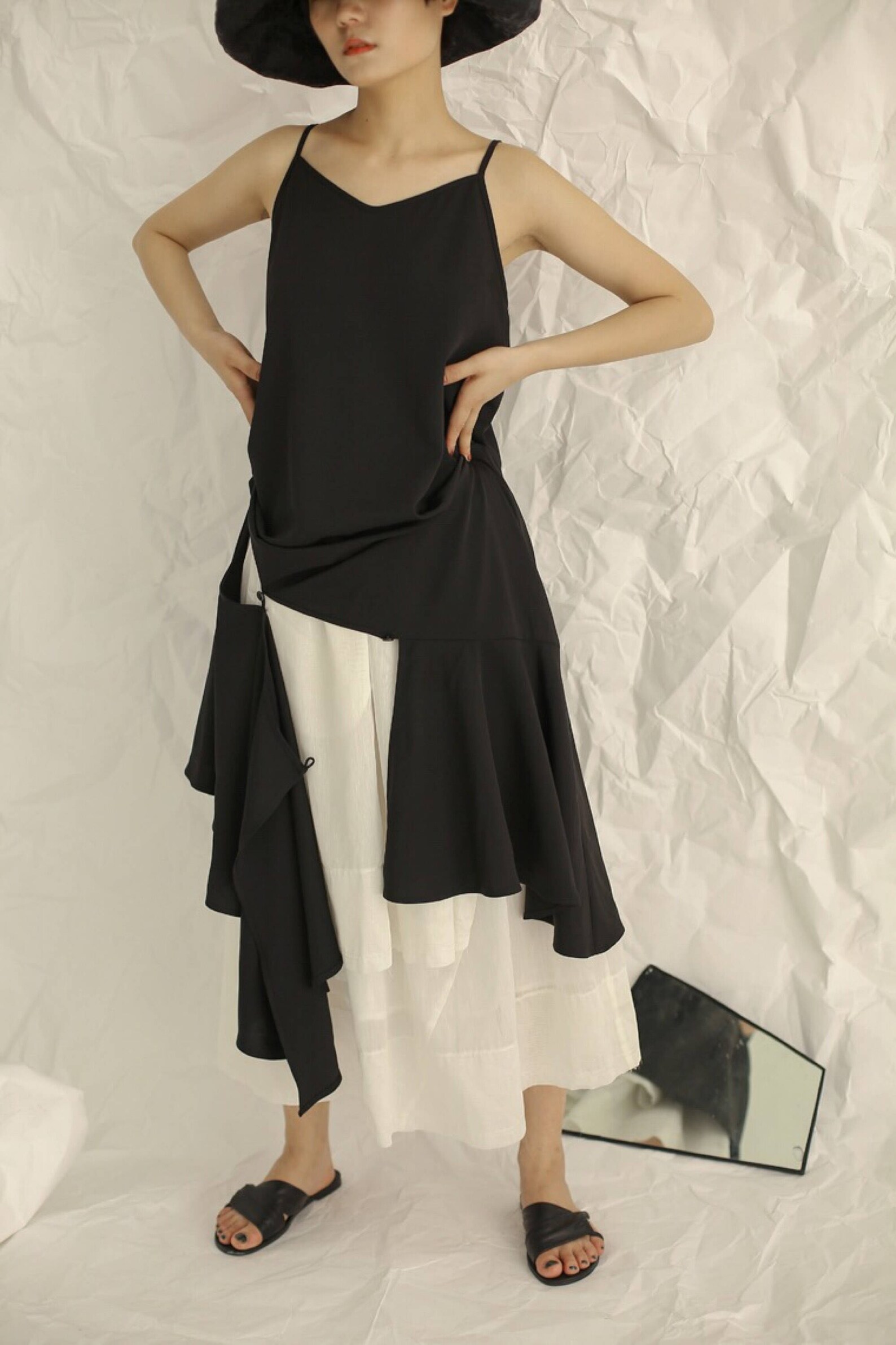 La Chic Parisienne Collection Irregular Designed White Layered | Etsy