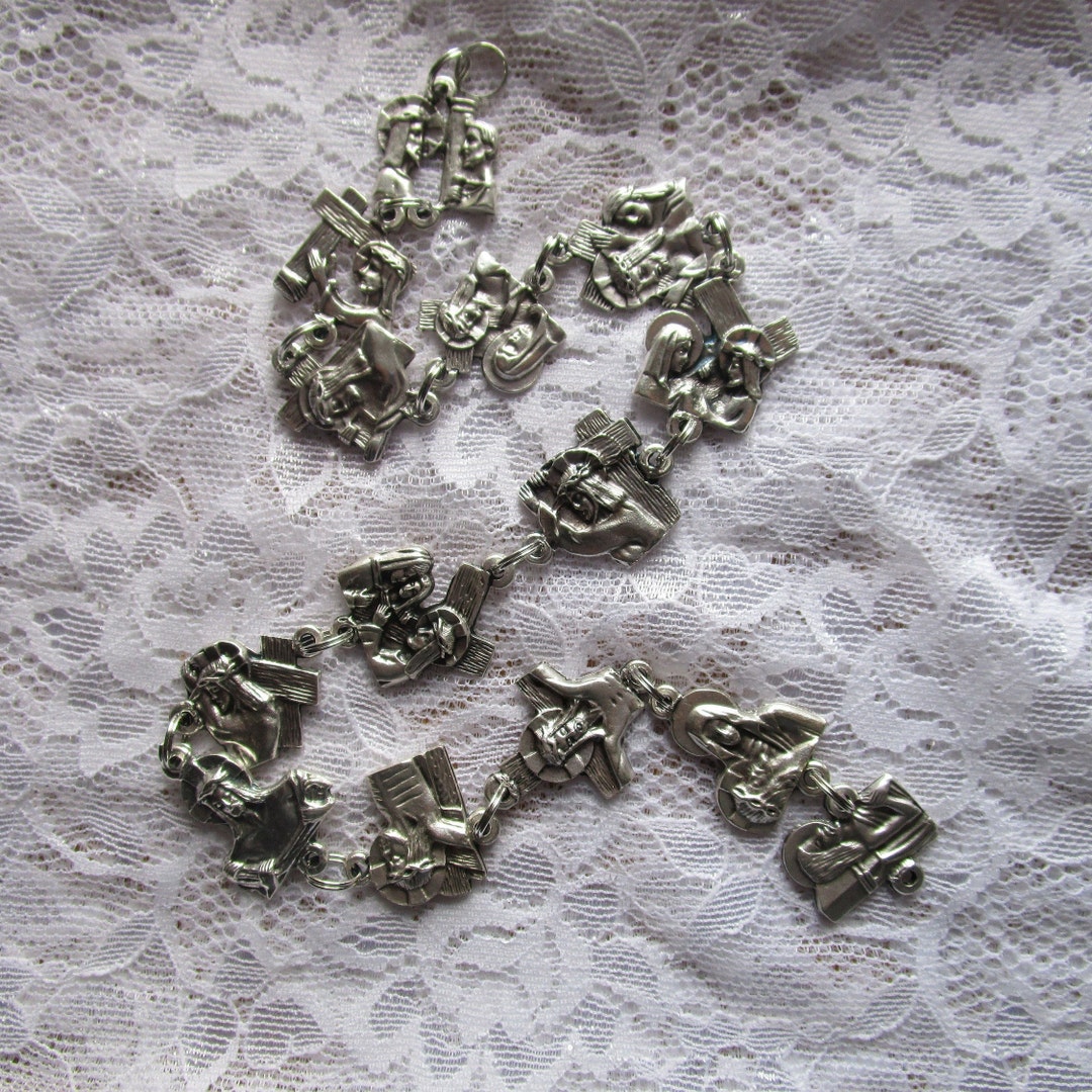 Stations of the Cross (way of the Cross) Chaplet or Wall Hanging - Etsy