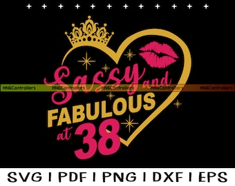 38th Birthday Svg | Etsy