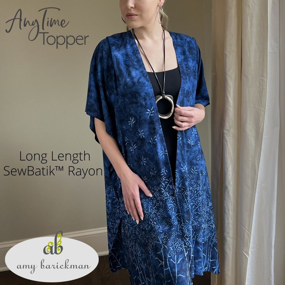 Anytime Topper, Instant Downloadable Sewing Pattern, by Amy Barickman ...