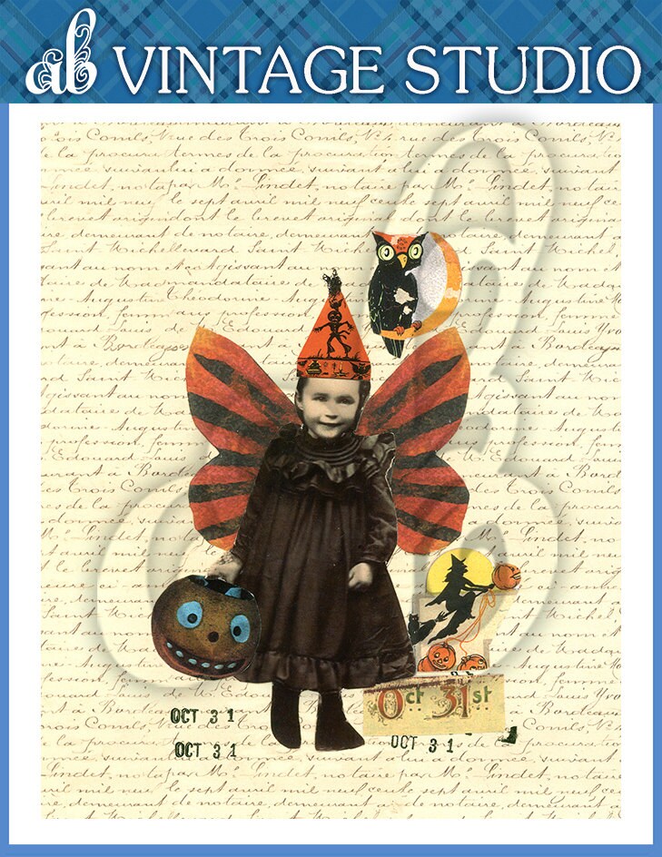 Halloween Collage INSTANT DOWNLOAD - Etsy