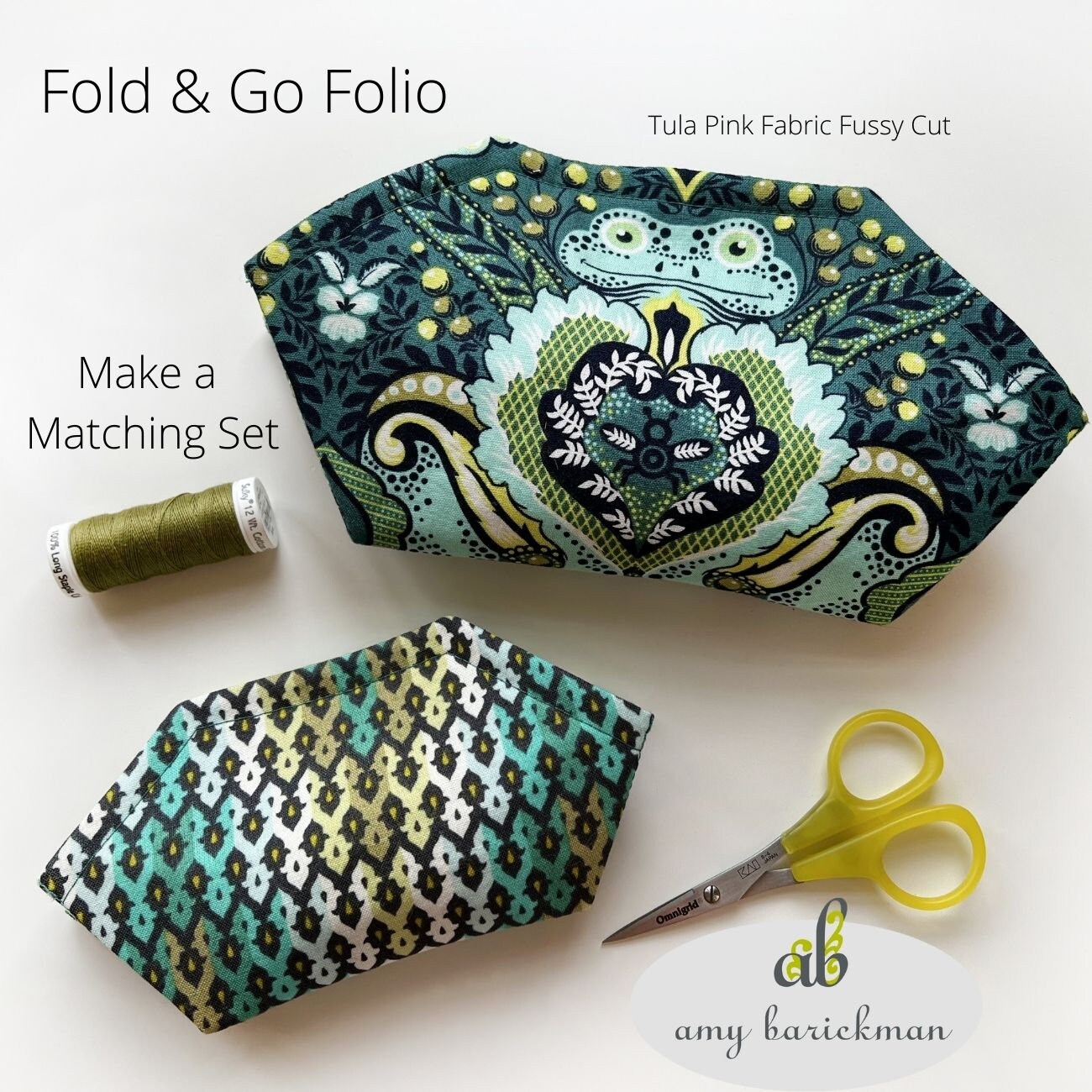 Fold & Go Folio, Instant Downloadable Sewing Craft Pattern by Amy ...