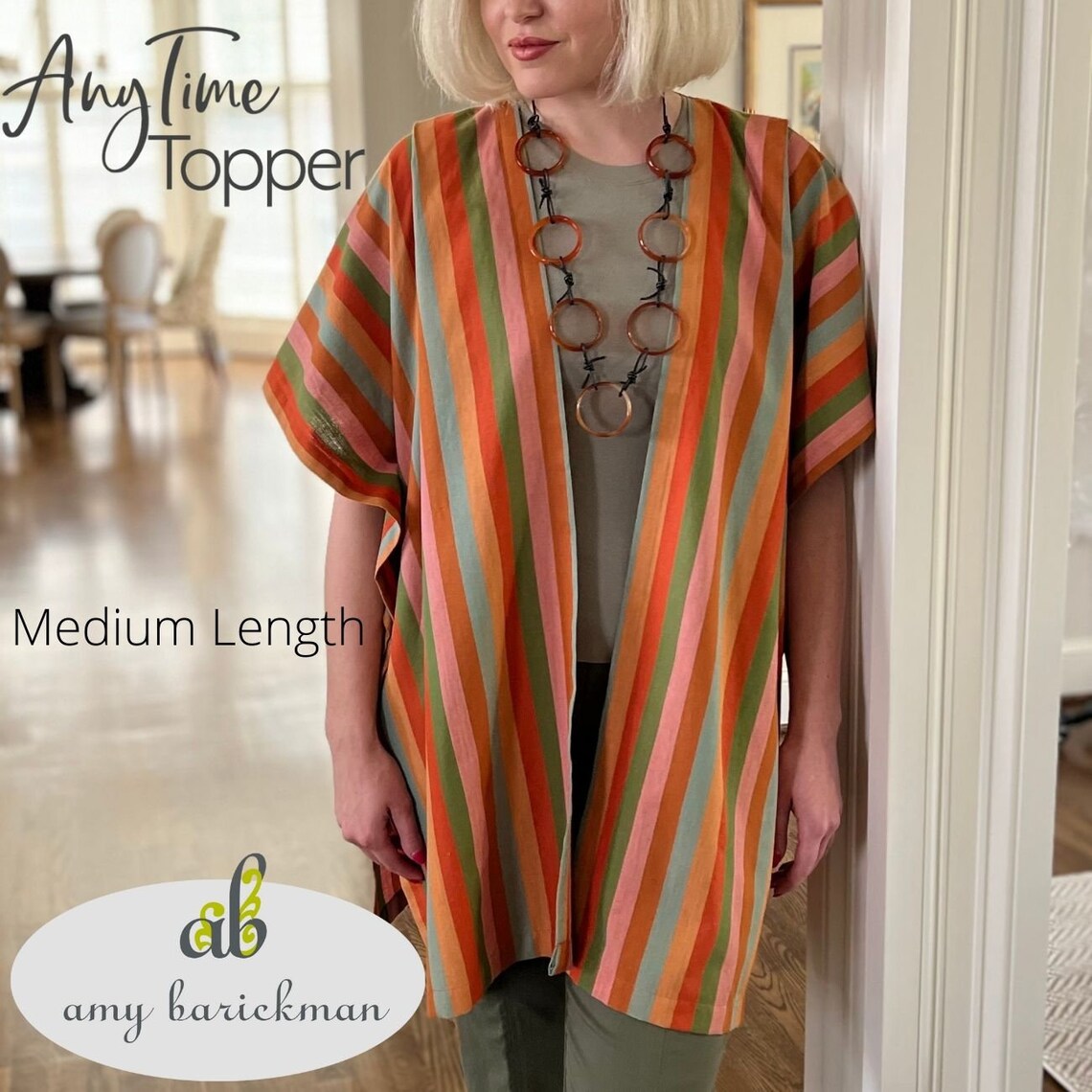 Anytime Topper, Instant Downloadable Sewing Pattern, by Amy Barickman ...