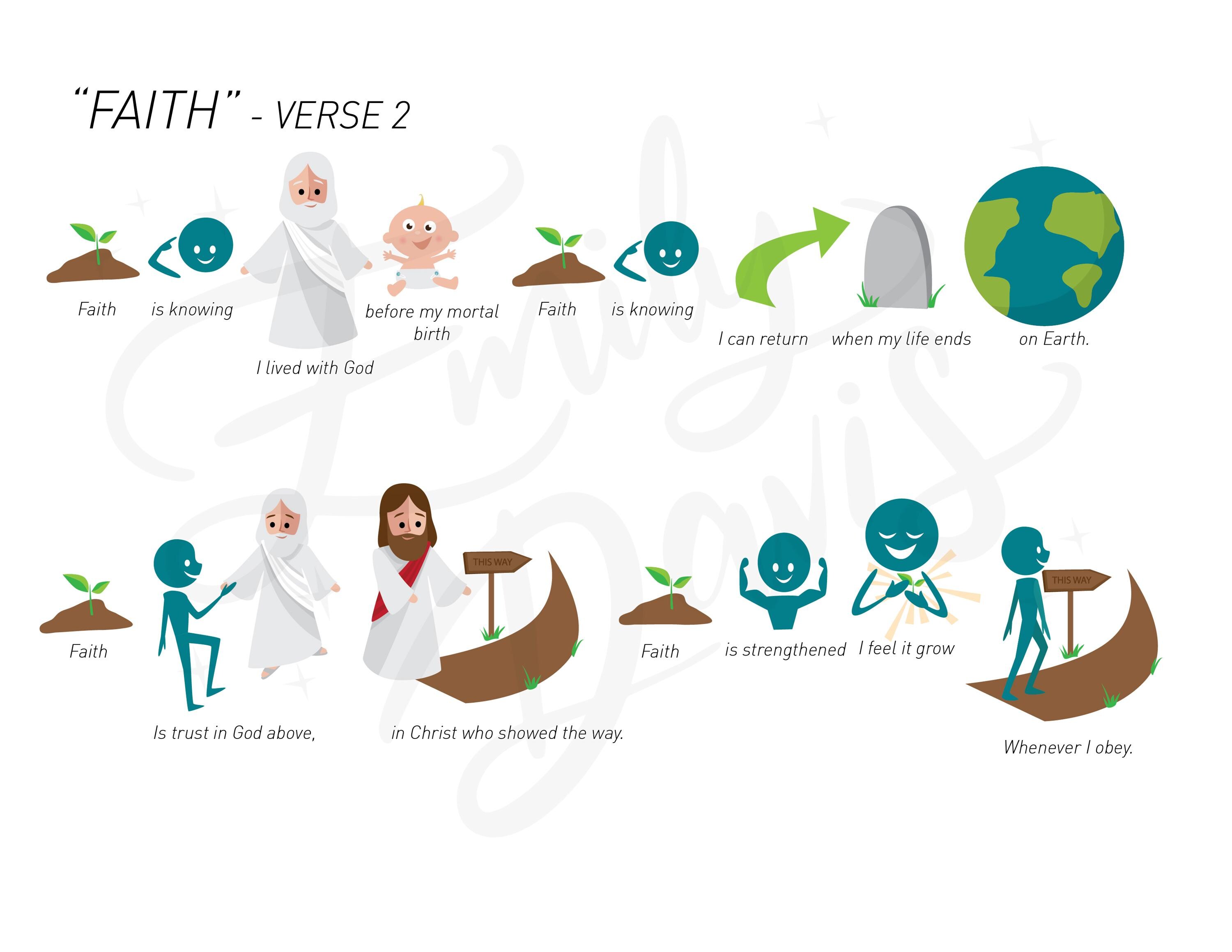 Primary Song "faith" Artwork - Etsy