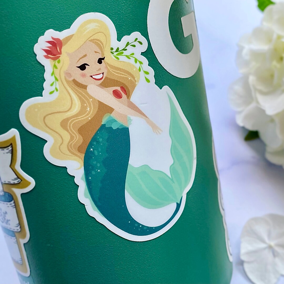 The "claire Mermaid" Vinyl Sticker - Etsy