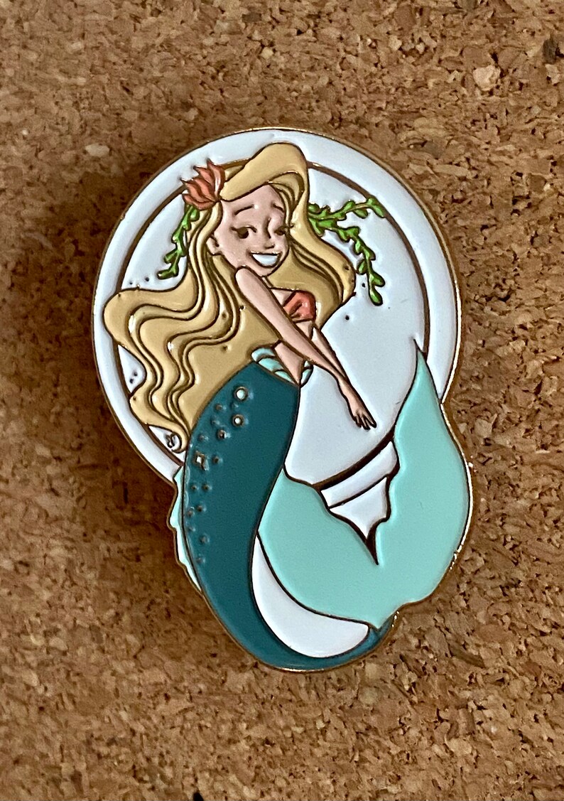 The "claire Mermaid" Enamel Pin - Etsy