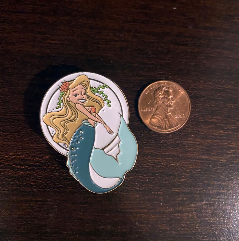 The "claire Mermaid" Enamel Pin - Etsy