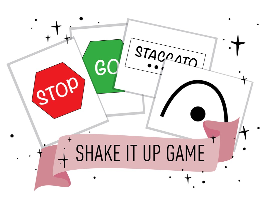 Primary Music "shake It Up" Game - Etsy