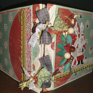 Interactive HOLIDAY/ CHRISTMAS Premade Paper Bag Album/ Premade ...