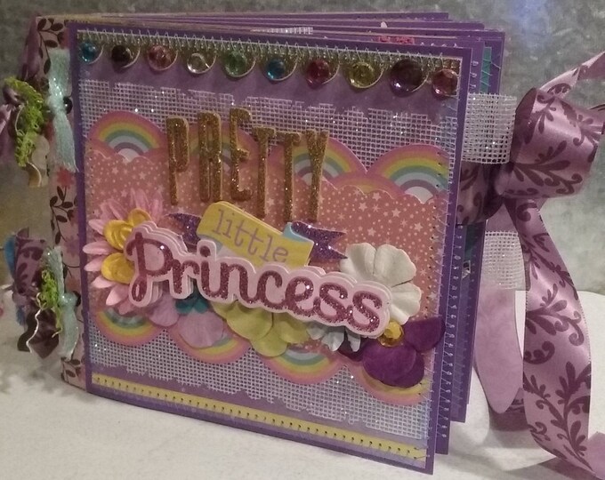 Princess/ Daughter/ Girl Premade Scrapbook Album/ Paper Bag - Etsy
