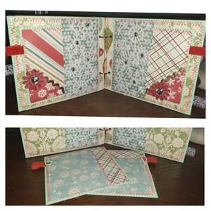 Interactive HOLIDAY/ CHRISTMAS Premade Paper Bag Album/ Premade ...