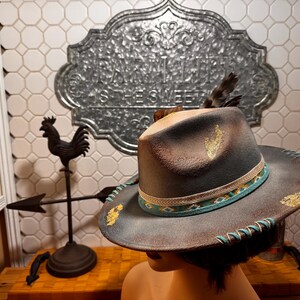 Custom / Handcrafted Western Rancher / Country / Burnt / Painted ...