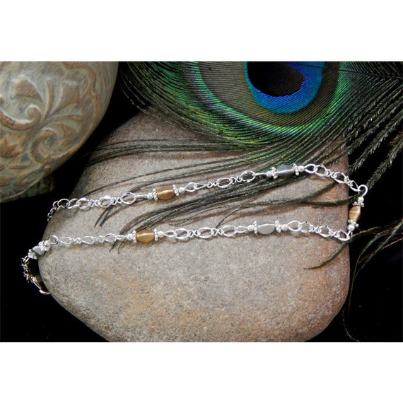 Elegant Sterling Silver Flat Figure 8 Filigree Alternating - Etsy