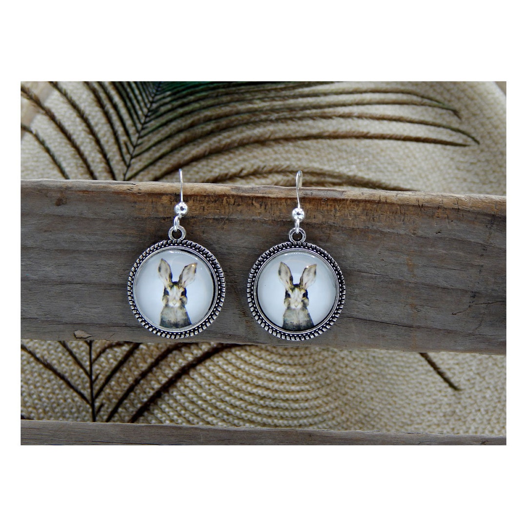 Bunny Series - Polished Antique Silver Double Rope Fancy Framed ...