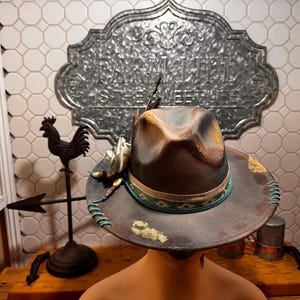 Custom / Handcrafted Western Rancher / Country / Burnt / Painted ...