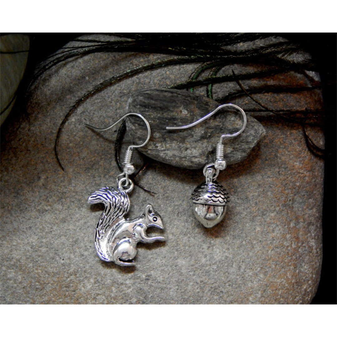 Art Deco Sassy & Fun Polished Antique Silver "nutella" Squirrel and Her ...