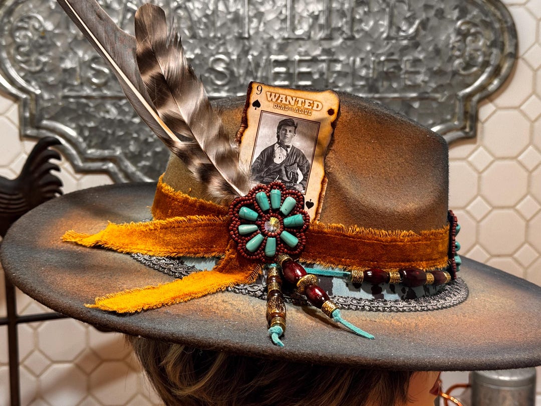 Custom / Handcrafted Western Rancher / Country / Burnt / Painted ...