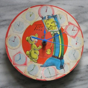 Tic Tock Record Clock for Children - Etsy
