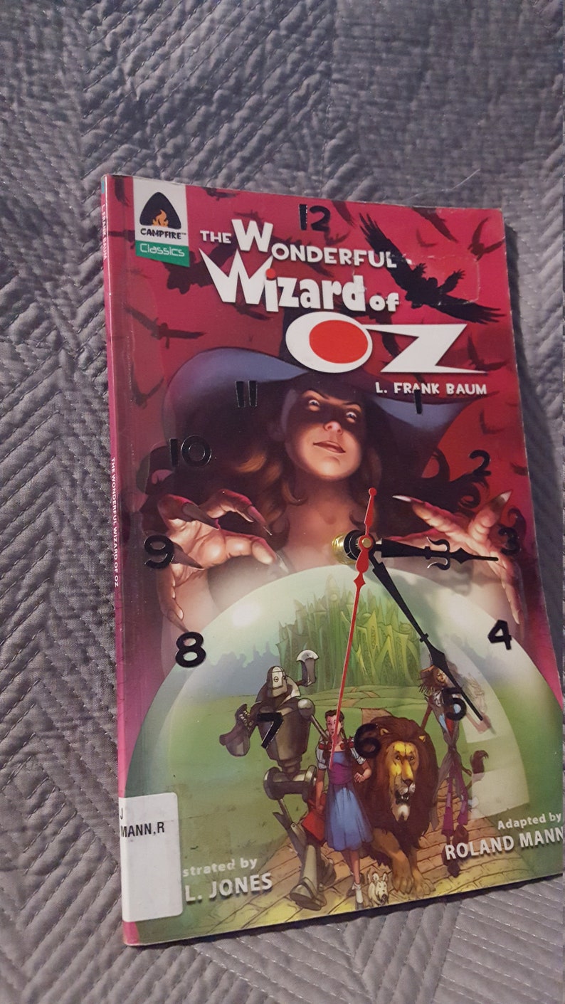 The Wonderful Wizard of OZ Clock - Etsy
