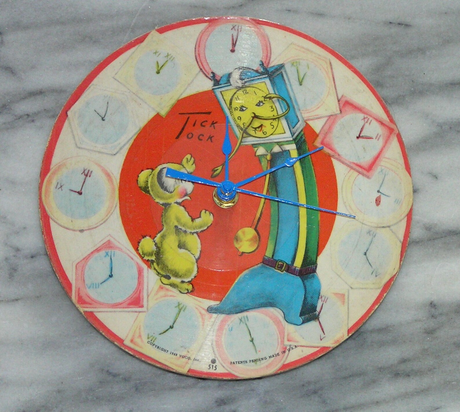 Tic Tock Record Clock for Children - Etsy
