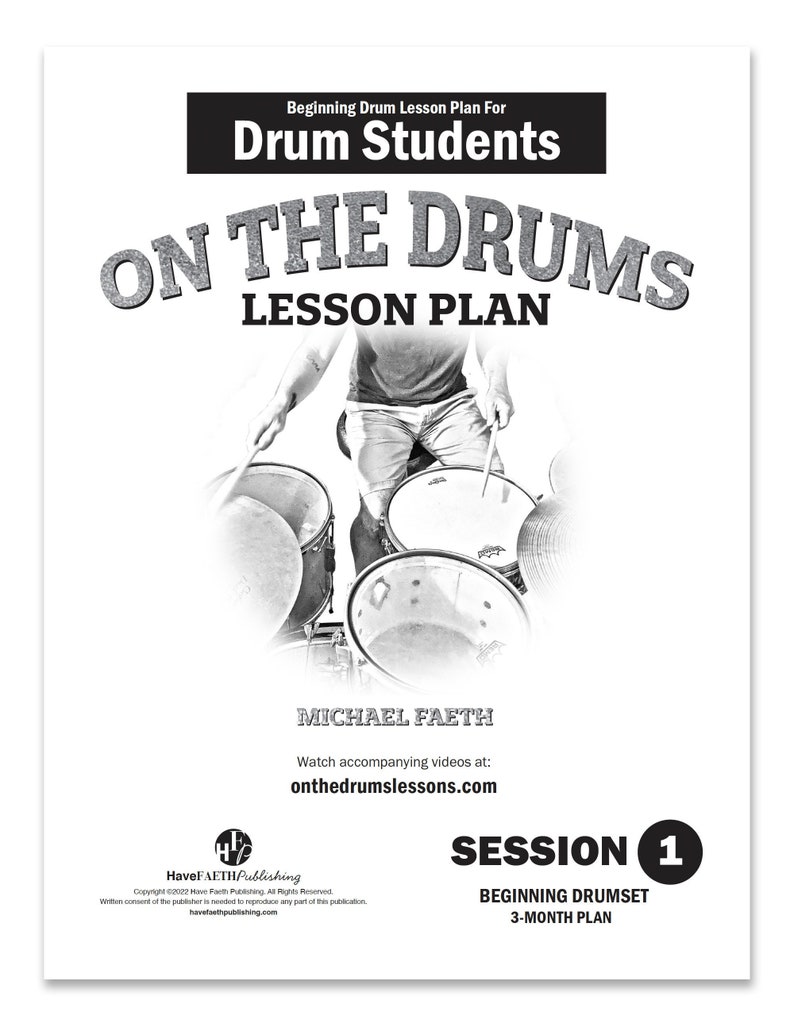 Drum Student Lesson Plan Packet for New Drum Students From on the Drums ...