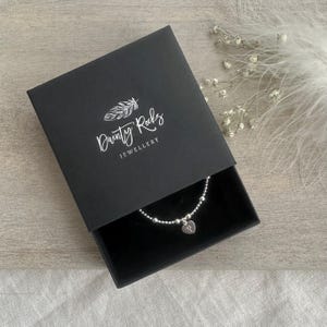 Family Initials Personalised Initial Bracelet , Dainty Sterling Silver ...
