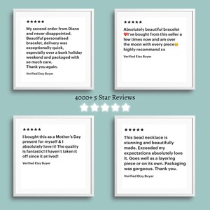 Family Initials Personalised Initial Bracelet , Dainty Sterling Silver ...